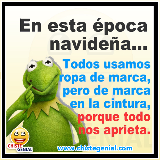 Chistes navideños - En esta època navideña todos usamos ropa de marca